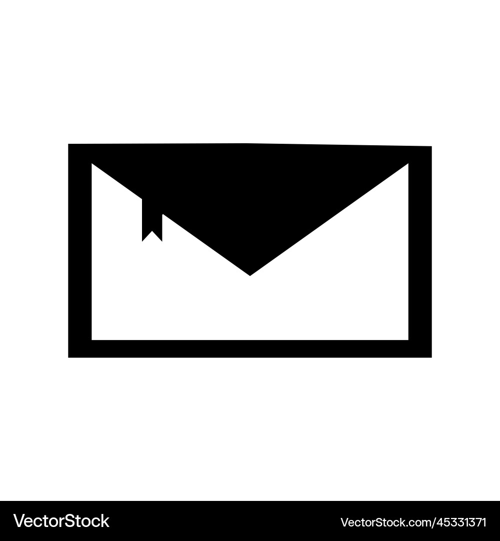 Mail book icon logo Royalty Free Vector Image - VectorStock