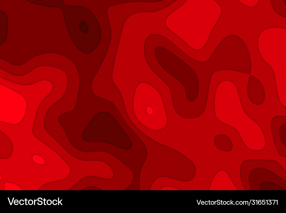 Paper cut shapes cover layout design template Vector Image