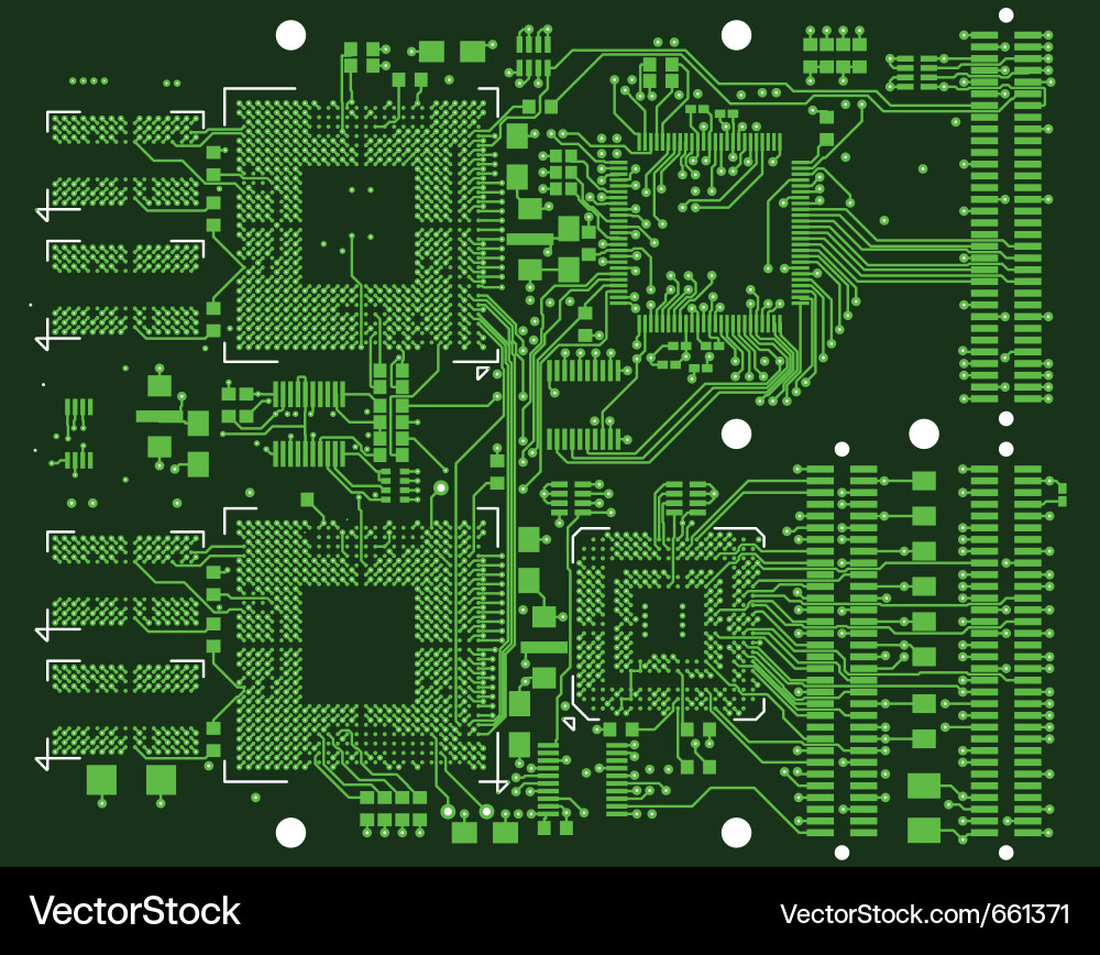 Printed circuit board without electronic component