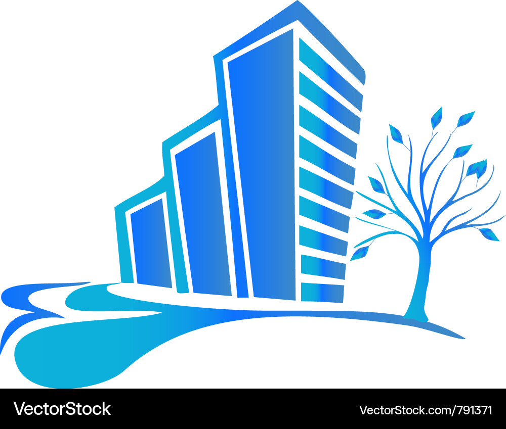 Real Estate Logo - Building Concept Royalty Free Vector