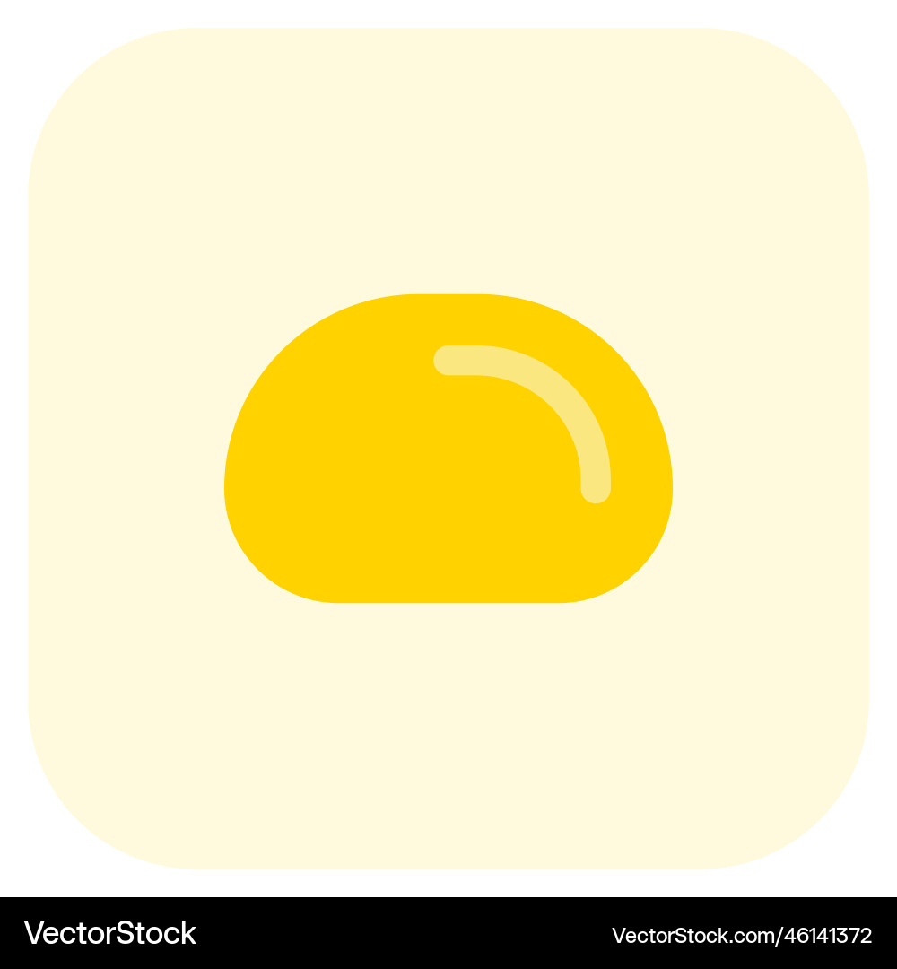 A frozen rice cake mochi Royalty Free Vector Image