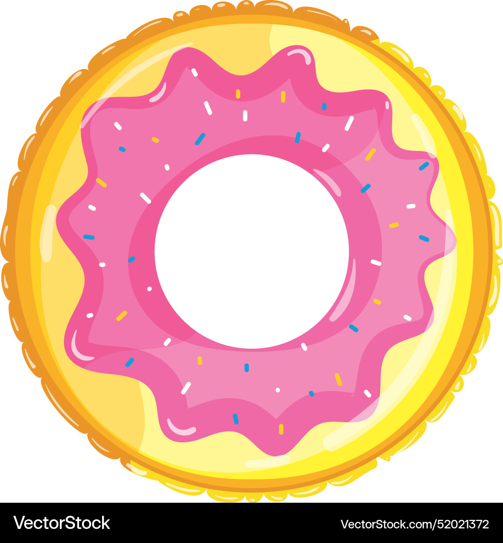 Beach float summer icon Royalty Free Vector Image