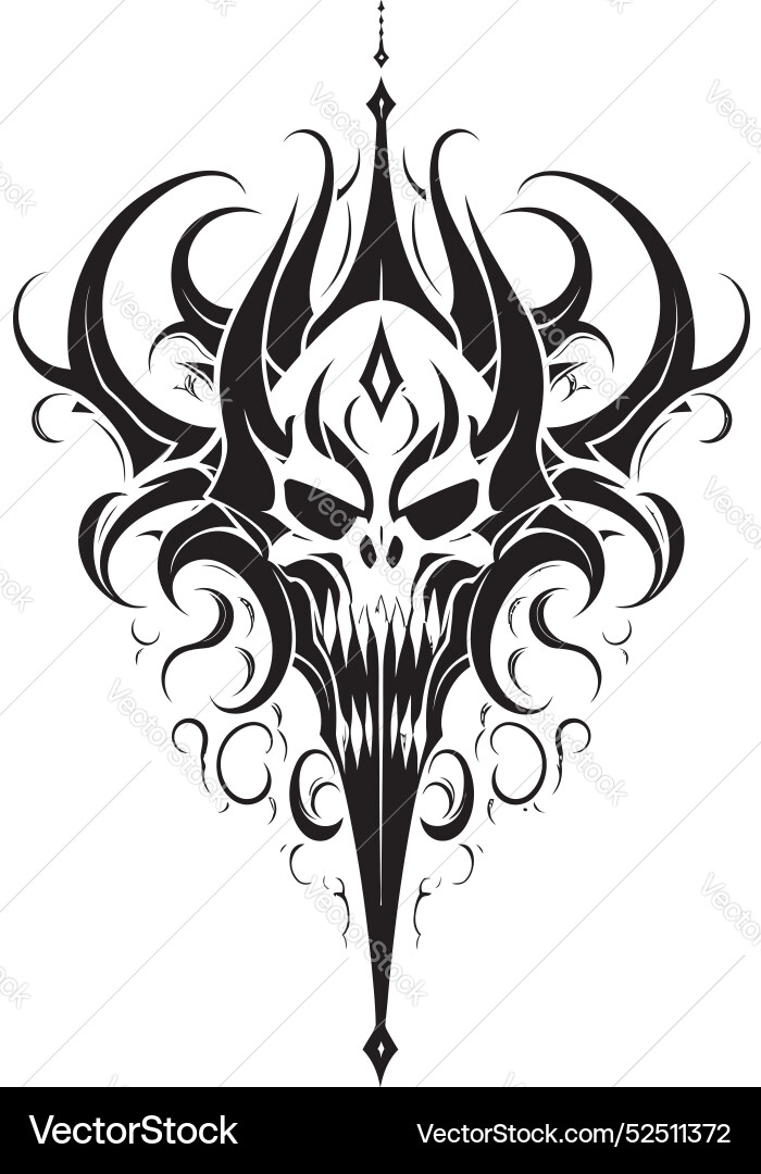 Devils crown king of the underworld infernal Vector Image