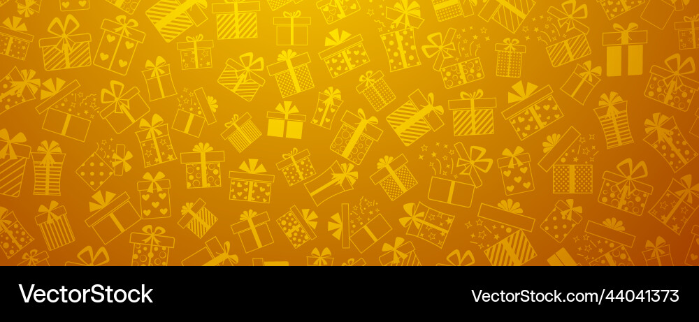 Background of gift boxes Royalty Free Vector Image