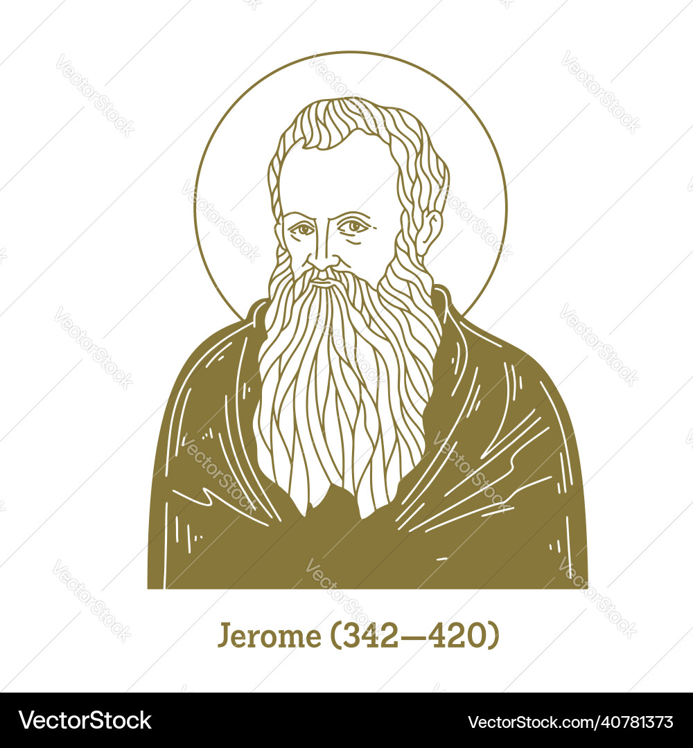 Jerome Royalty Free Vector Image - VectorStock
