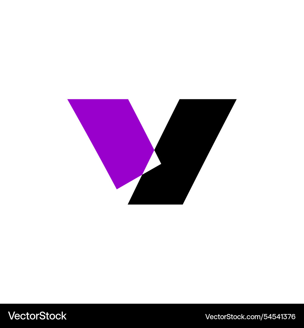 Letter v or y logo Royalty Free Vector Image - VectorStock
