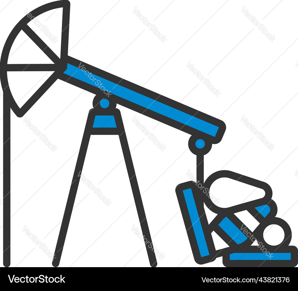 Oil pump icon Royalty Free Vector Image - VectorStock