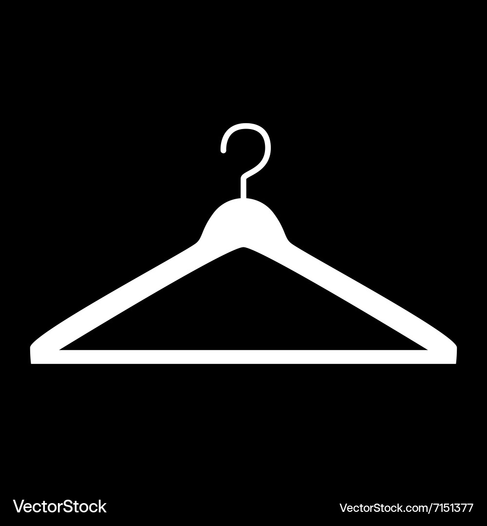 Hanger - icon Royalty Free Vector Image - VectorStock