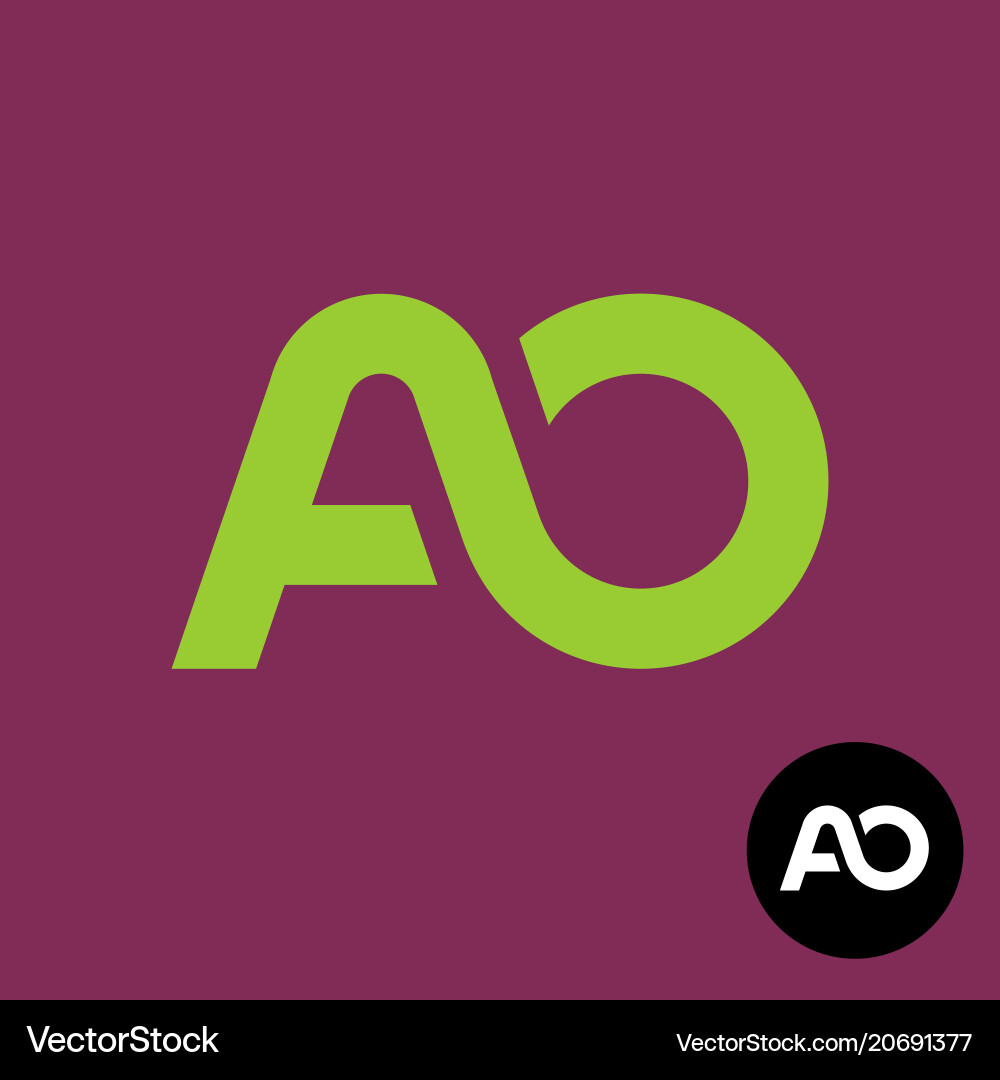 Ao Monogram Vector Images (over 2,000)