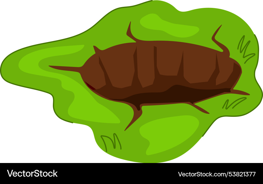 Quarry pit cartoon Royalty Free Vector Image - VectorStock