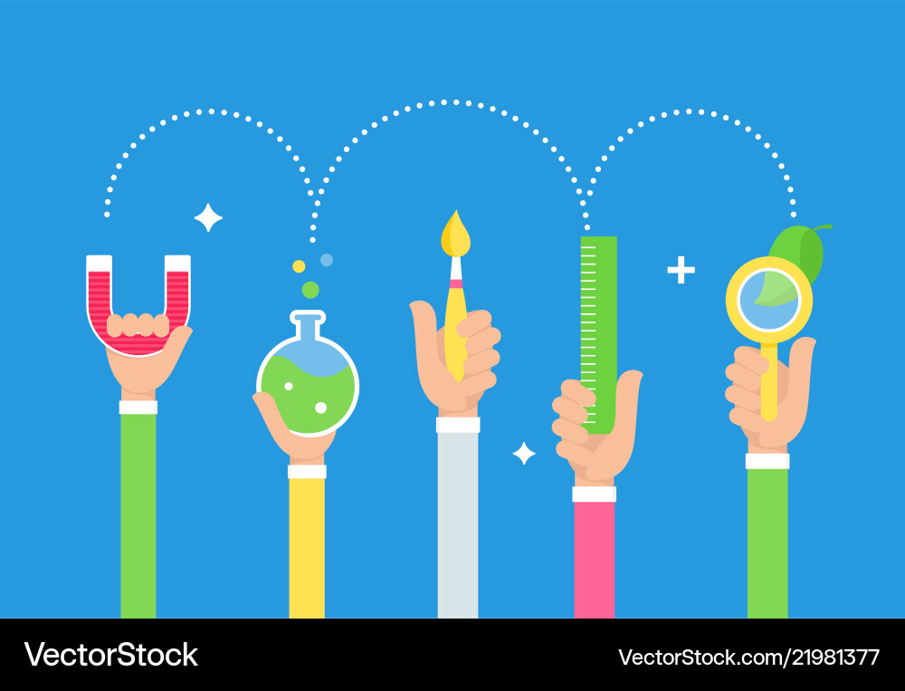 STEM Education: Science & Arts Royalty Free Vector Image