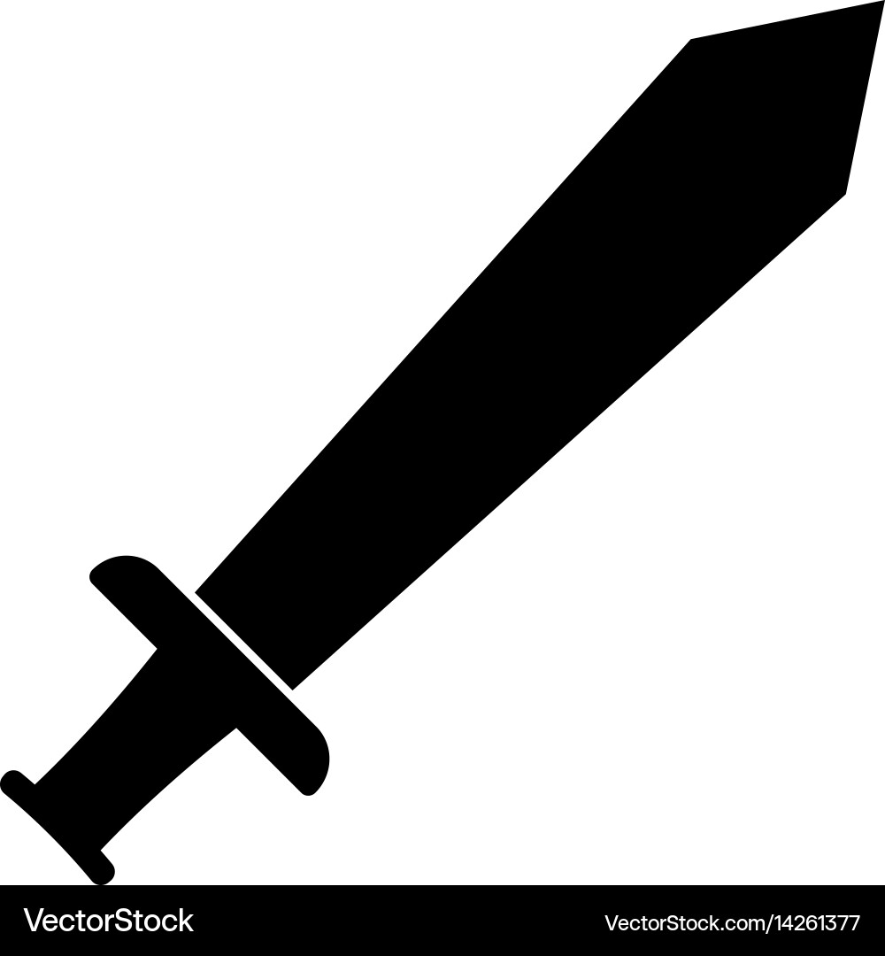 Sword icon Royalty Free Vector Image - VectorStock