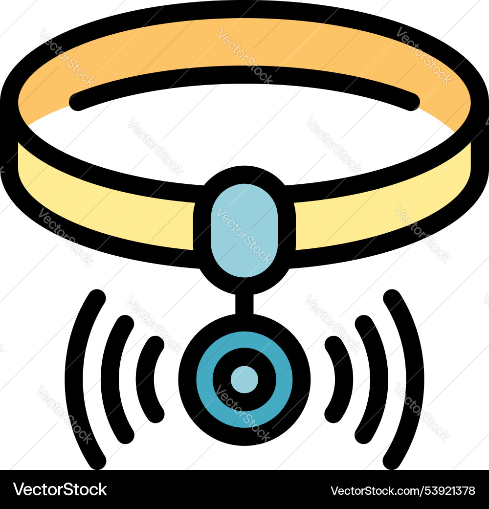 Smart dog collar with gps tracker sending location