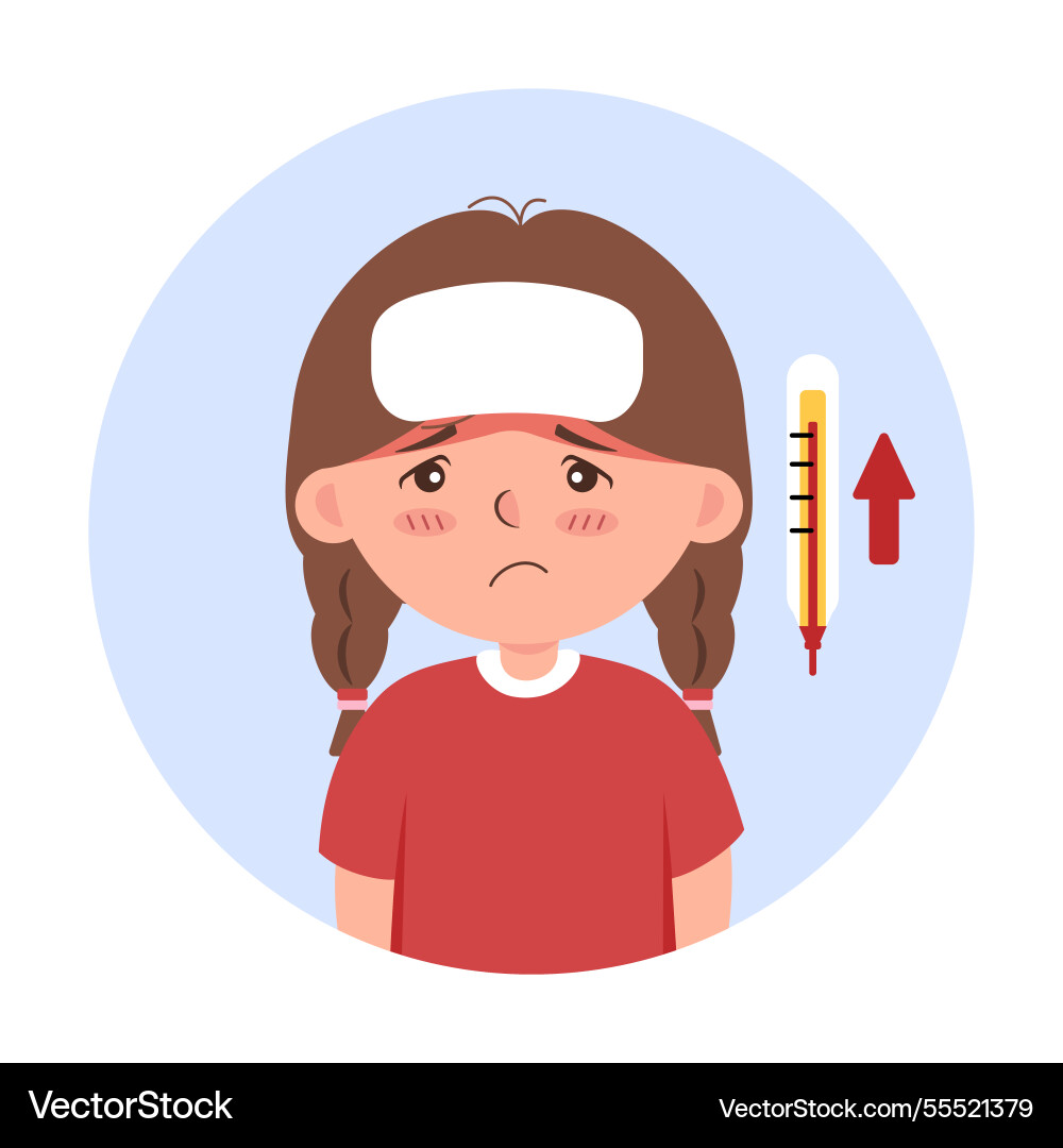 A of fever Royalty Free Vector Image - VectorStock