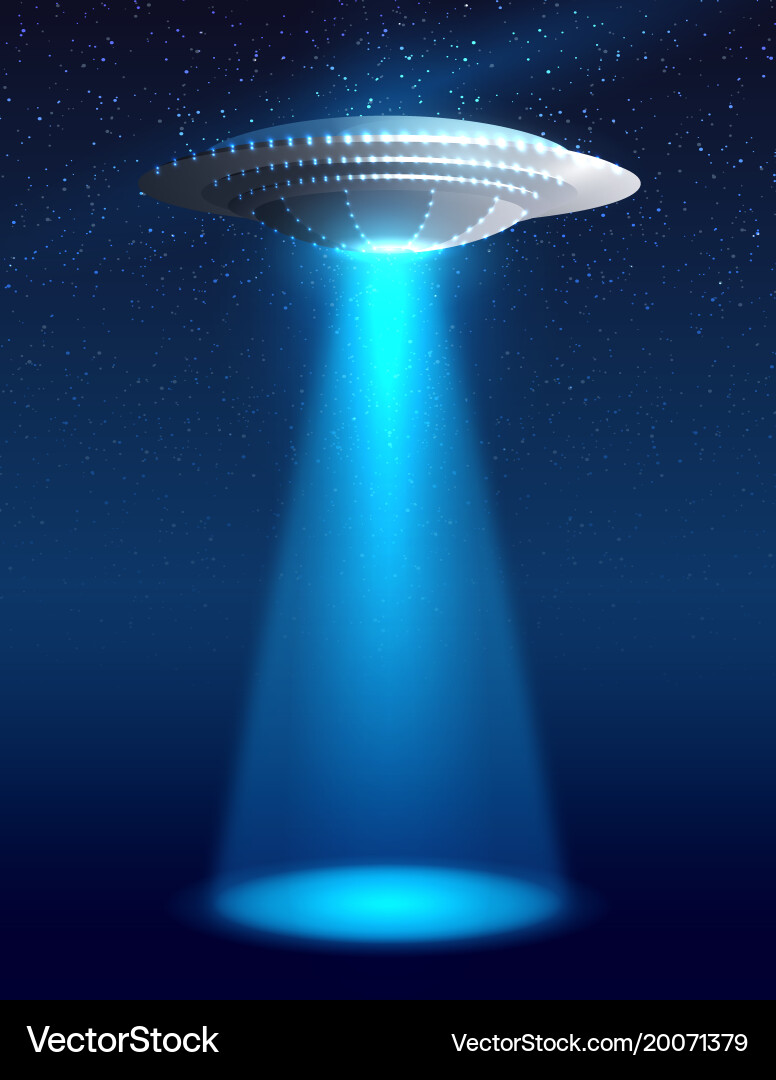 Alien spaceship Royalty Free Vector Image - VectorStock
