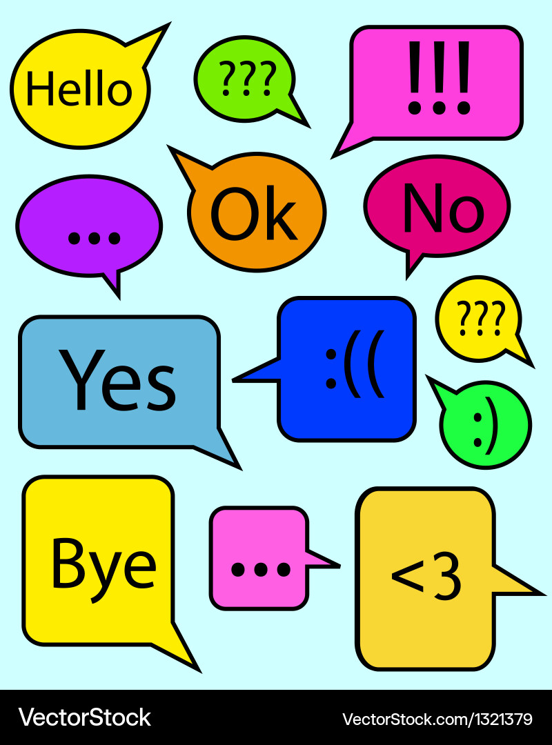 Chat Royalty Free Vector Image - VectorStock