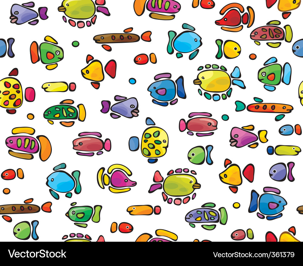 Cute fish Royalty Free Vector Image - VectorStock