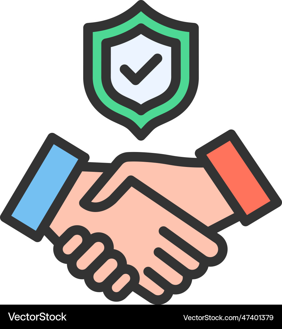 Trust icon image Royalty Free Vector Image - VectorStock