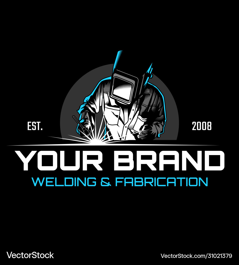 Stick Welding Logo Welding Illustration Logo Design Vector 34745374