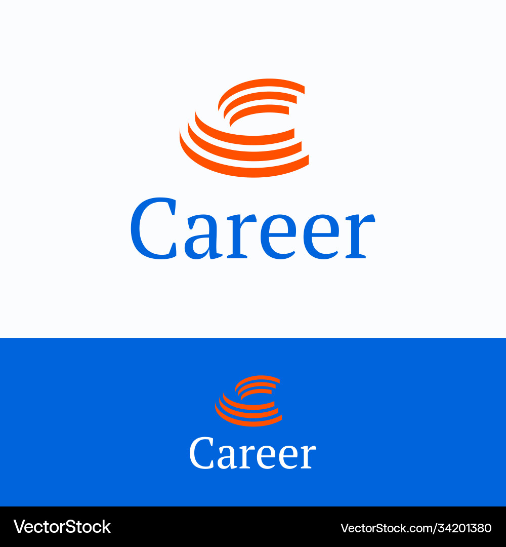 Career company logo Royalty Free Vector Image - VectorStock