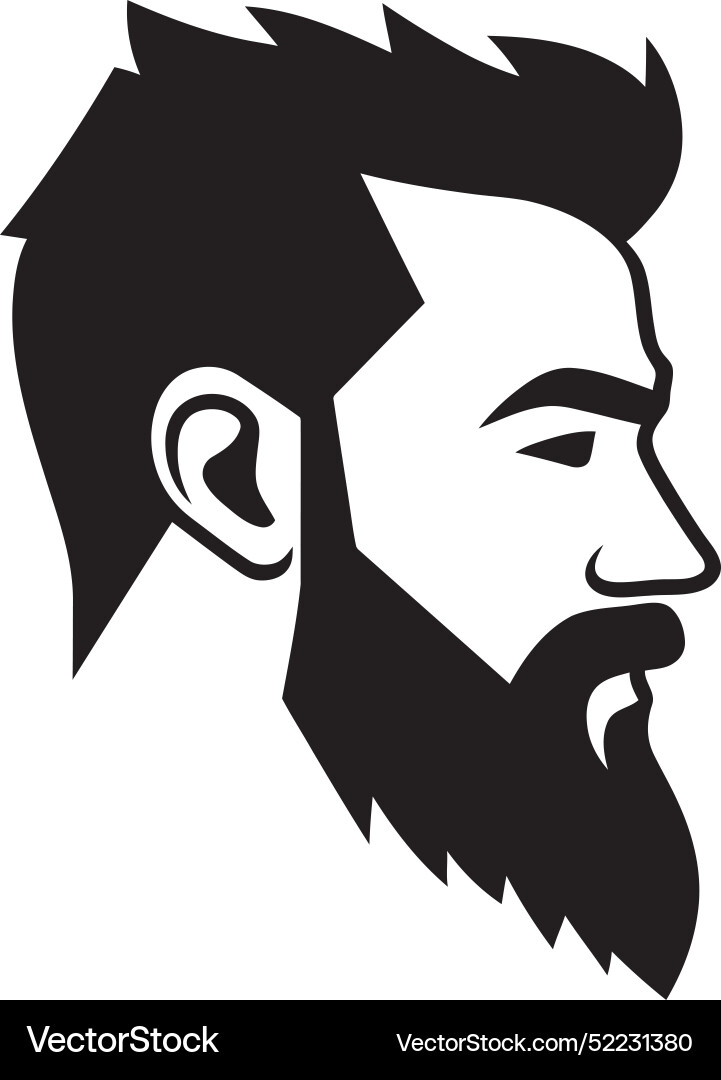 Elegant noir and white man Royalty Free Vector Image