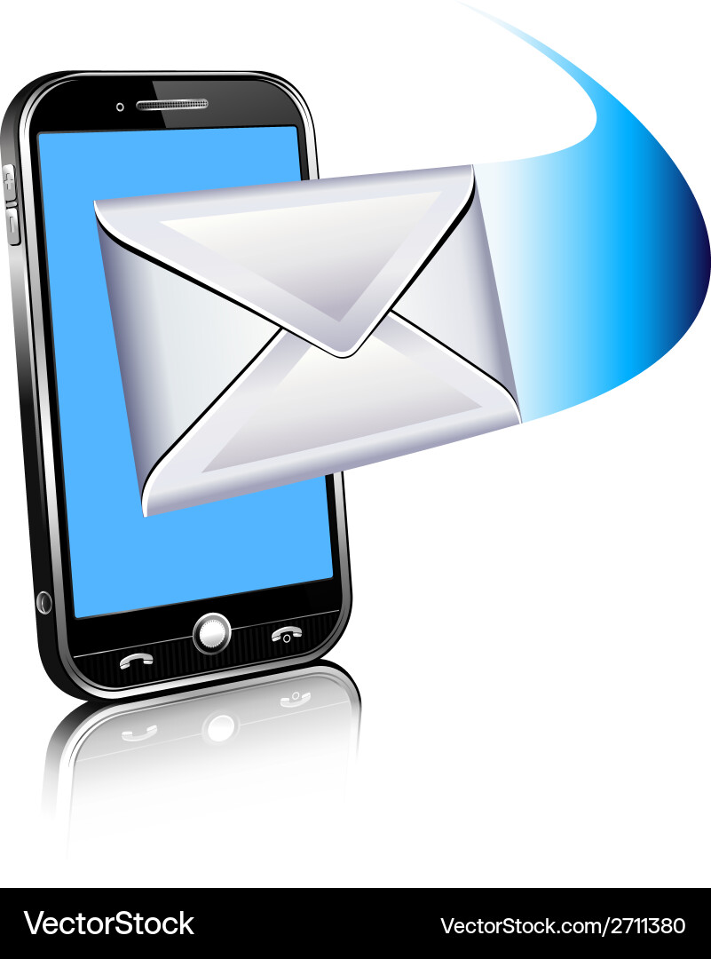 Mobile Communication Icons Royalty Free Vector Image