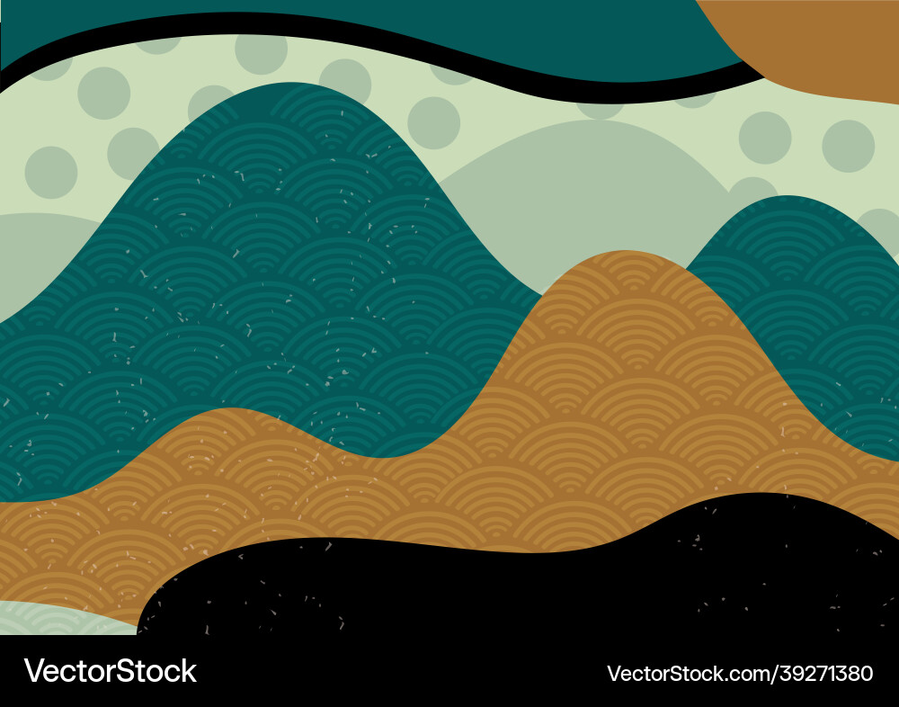 Ocean Wave Pattern Royalty Free Vector Image - VectorStock