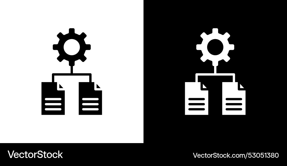 Procurement icon flat fill set collection Vector Image