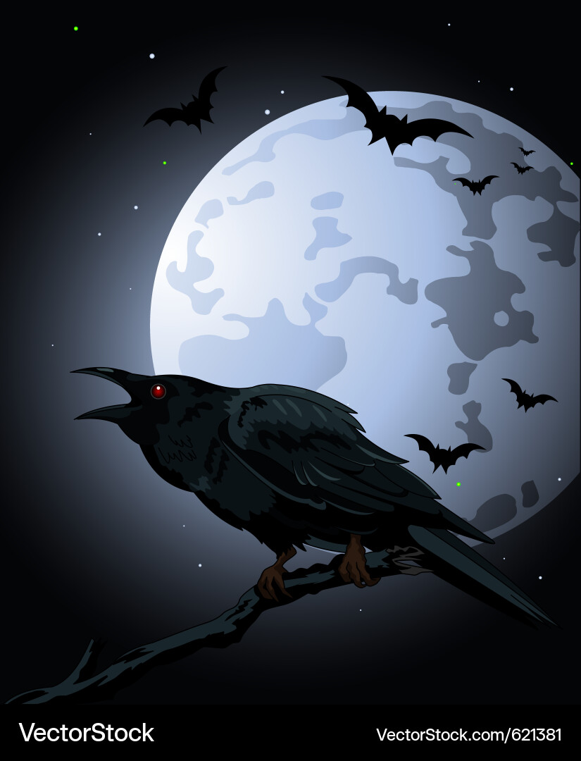 Crow Royalty Free Vector Image - VectorStock