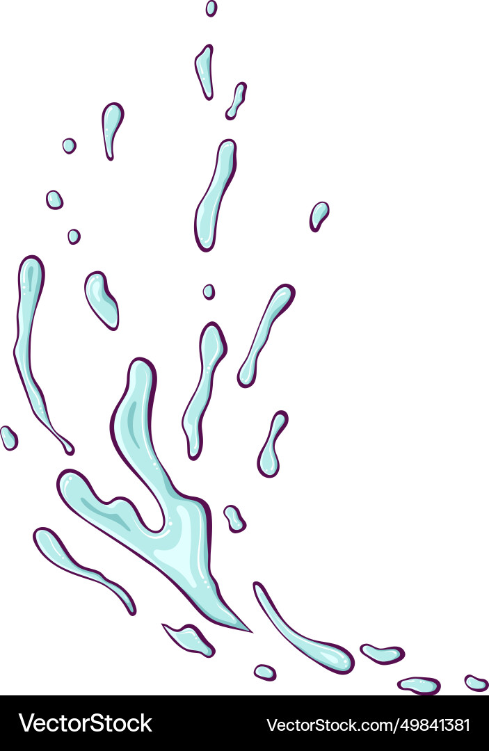 Liquid splash color Royalty Free Vector Image - VectorStock