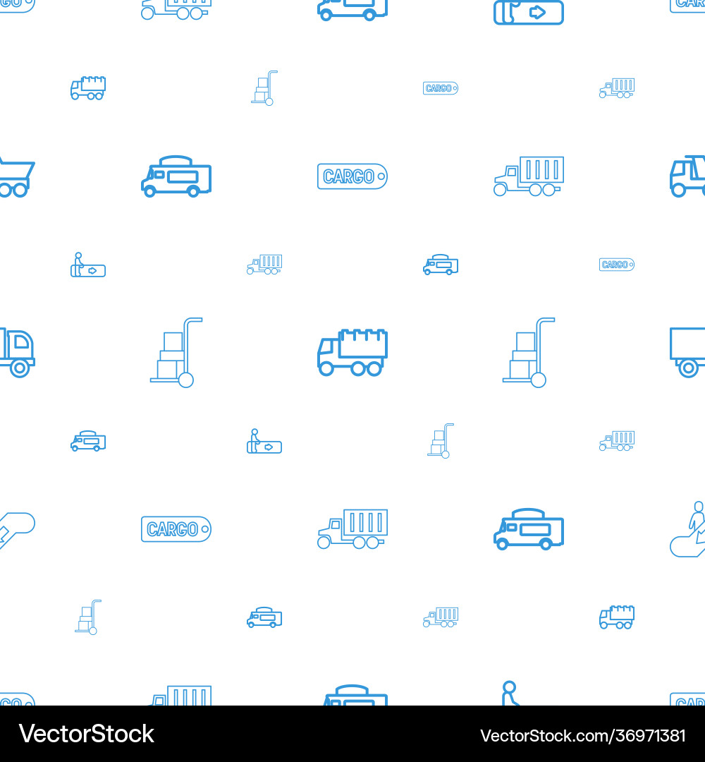 Moving Icons Muster nahtlos weiß Hintergrund Vektorbild