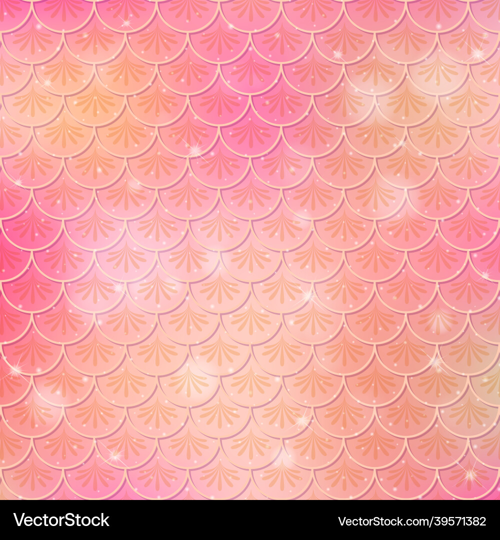 Fish scale seamless pattern background Royalty Free Vector