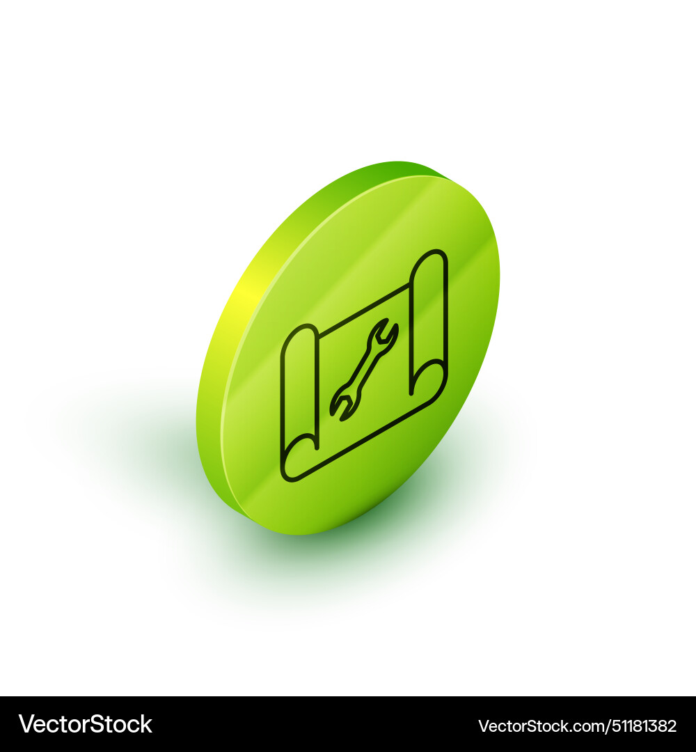 Isometric line graphing paper for engineering Vector Image