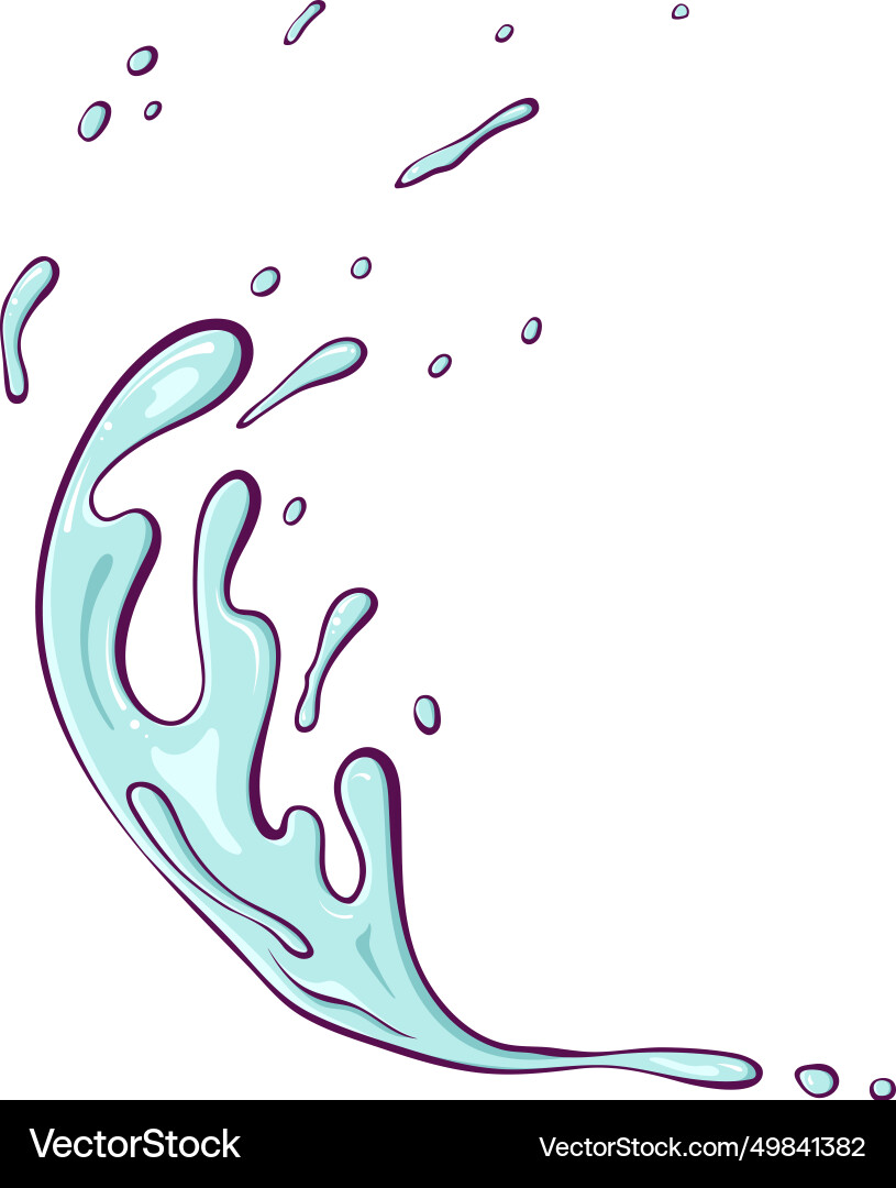 Liquid splash color Royalty Free Vector Image - VectorStock