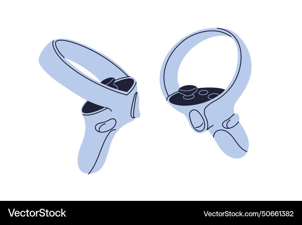 Sense controller for vr ar game virtual reality Vector Image