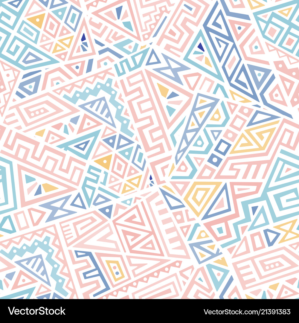 Geometric Tribal Pattern Royalty Free Vector Image