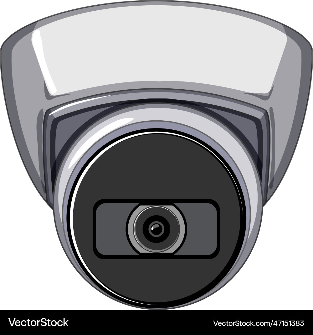 Safety ip camera cartoon Royalty Free Vector Image