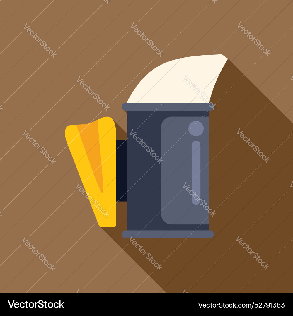 Studio flash with external battery pack is a Vector Image