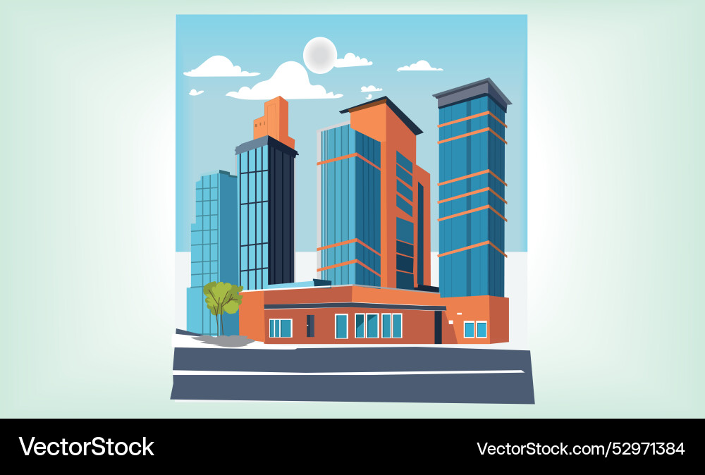 Beautiful home logo design Royalty Free Vector Image