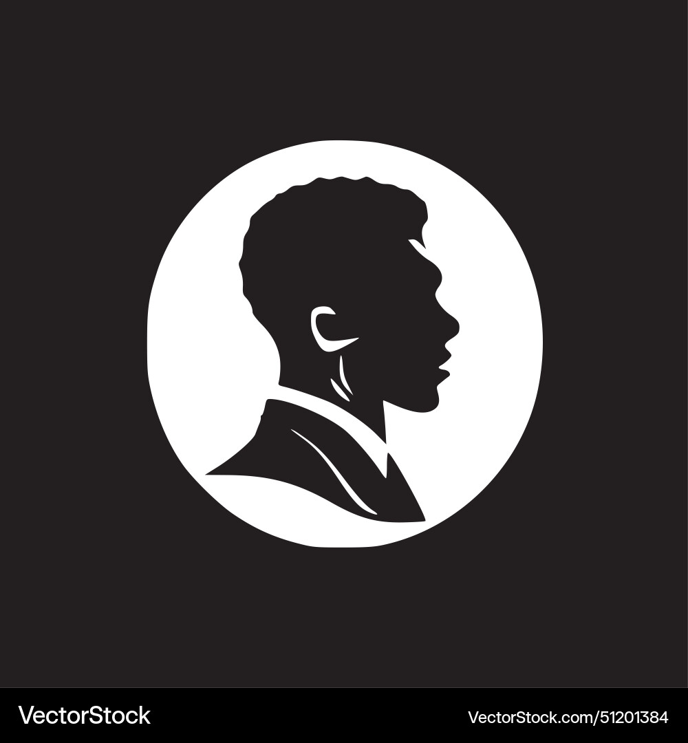 Black history - and white isolated icon Royalty Free Vector