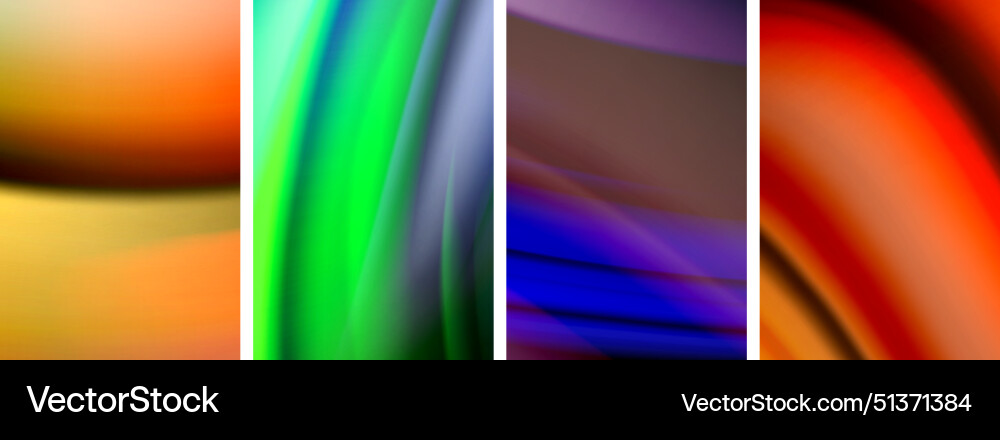 Blurred color line backgrounds Royalty Free Vector Image