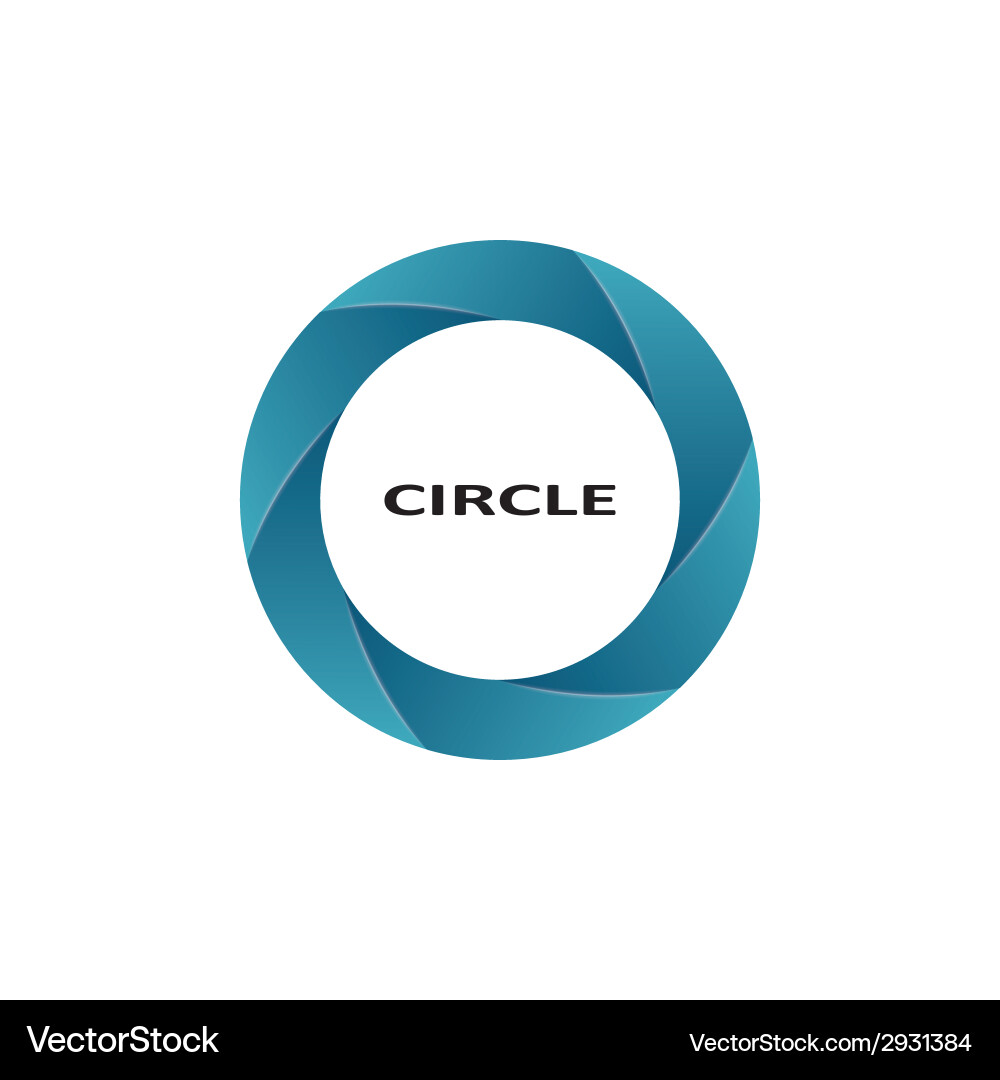 Circle shape Royalty Free Vector Image - VectorStock