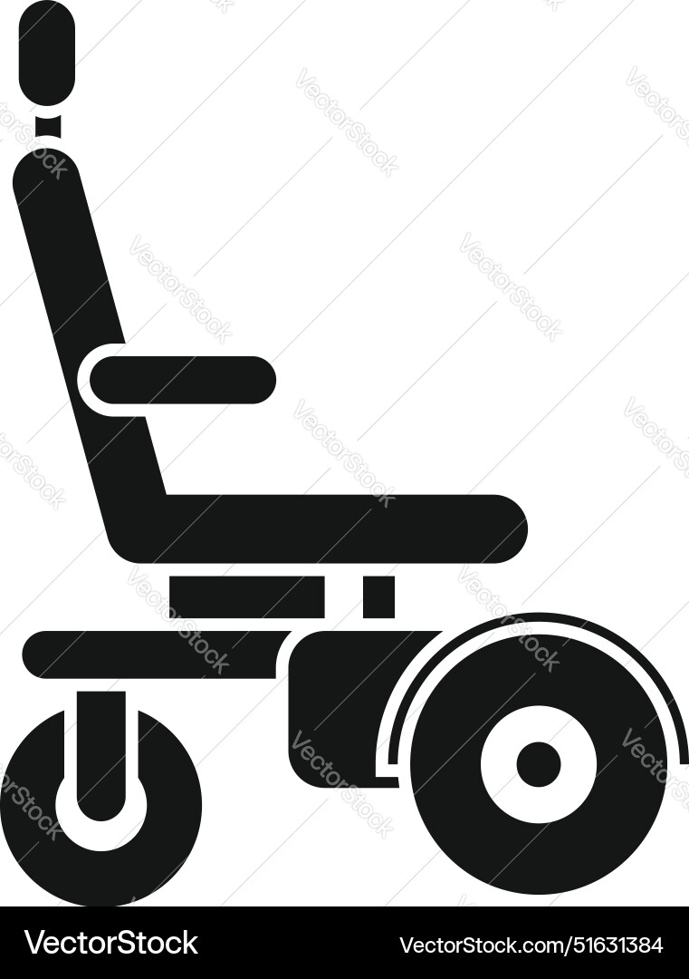 Electric wheelchair providing mobility and Vector Image