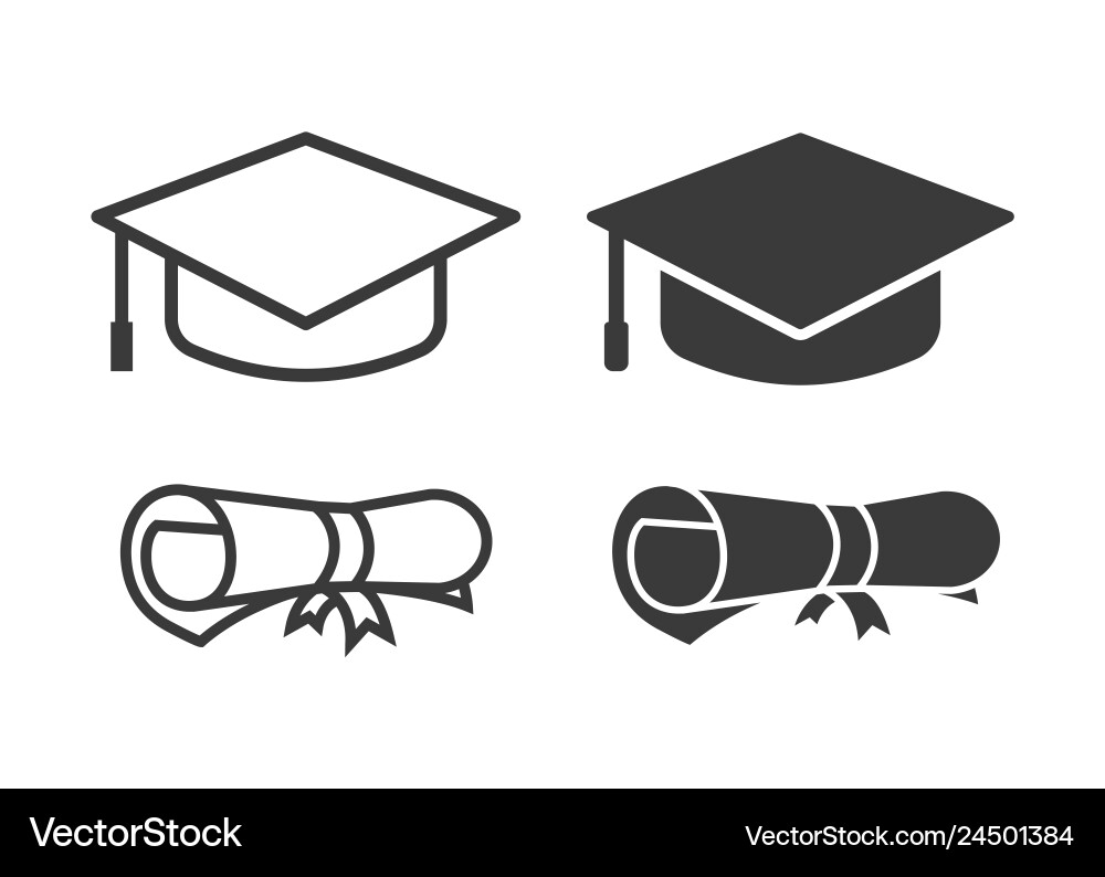 Graduation Cap Line Vector Images (over 14,000)