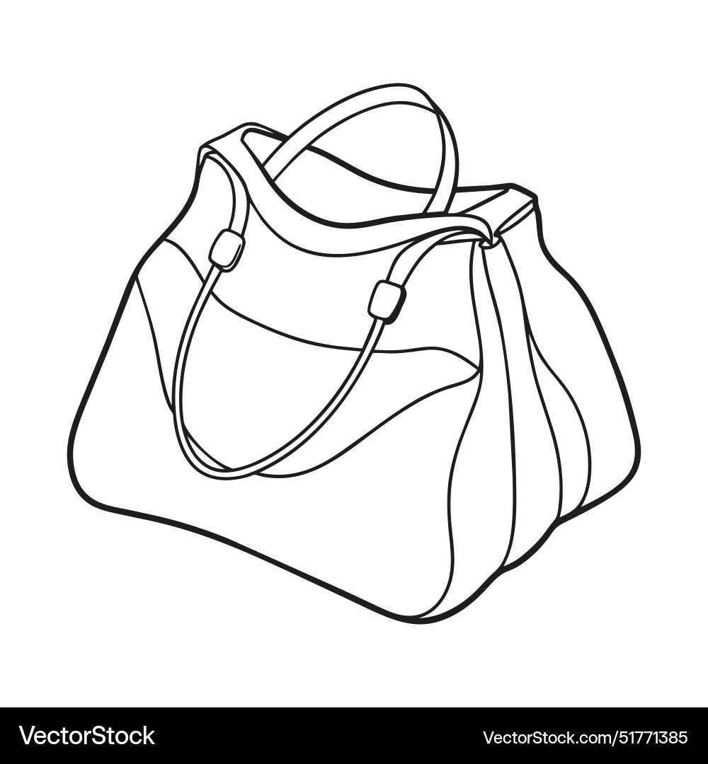 Beg one line continuous art on white Royalty Free Vector