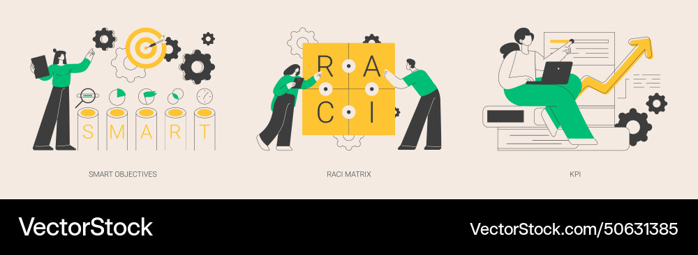 Success measurement abstract concept Royalty Free Vector