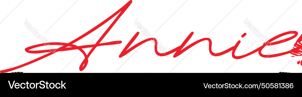 Annie i love you Royalty Free Vector Image - VectorStock