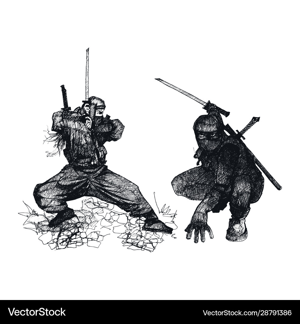 How To Draw Ninja Poses