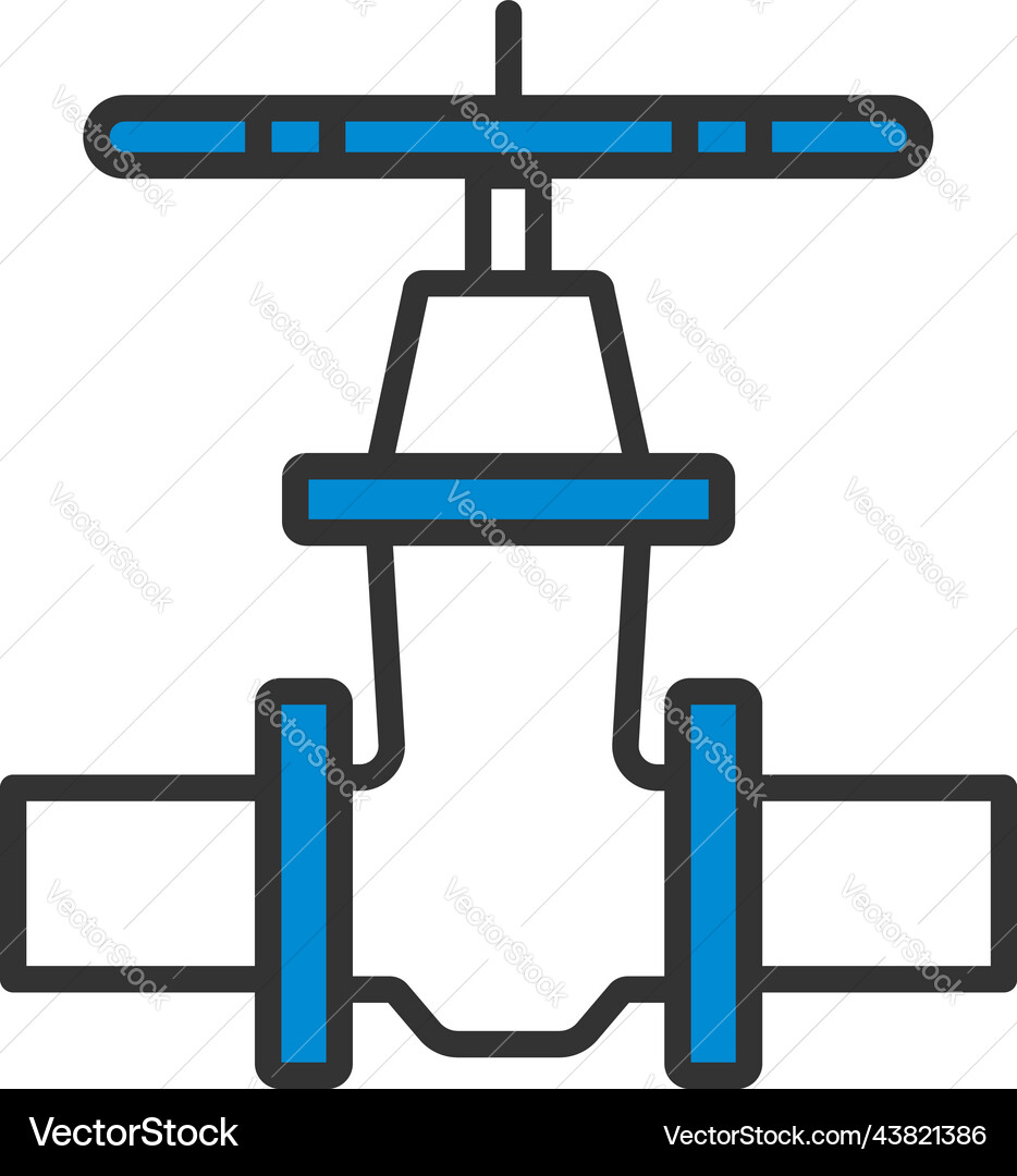 Pipe valve icon Royalty Free Vector Image - VectorStock