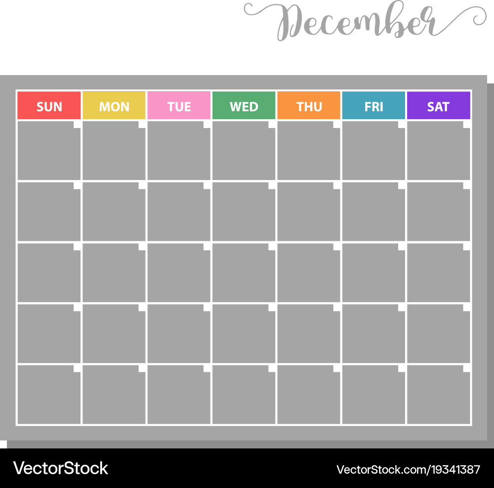 Basic calendar icon Royalty Free Vector Image - VectorStock